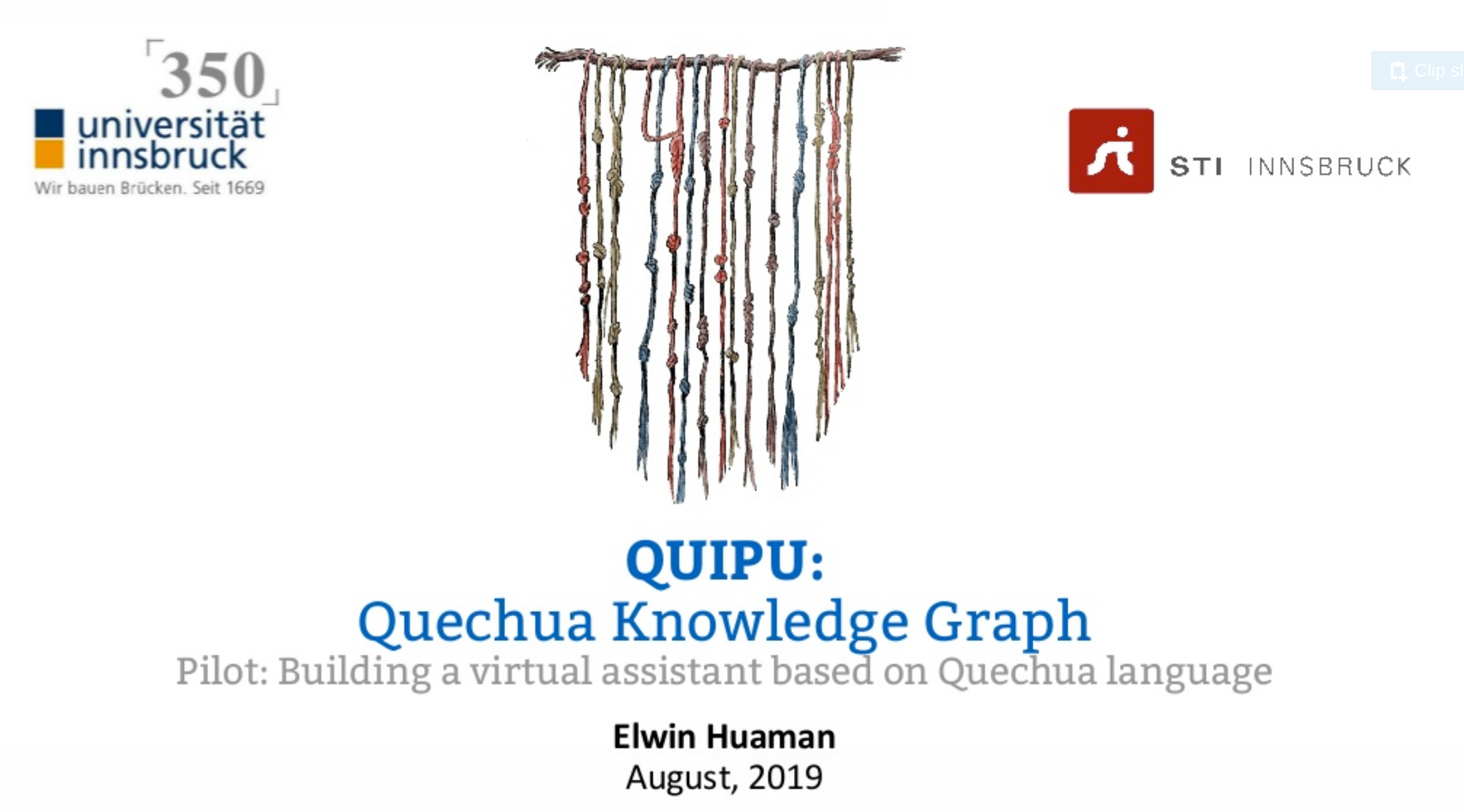 QUIPU [Quechua Language Knowledge Graph] | Huaman Quispe